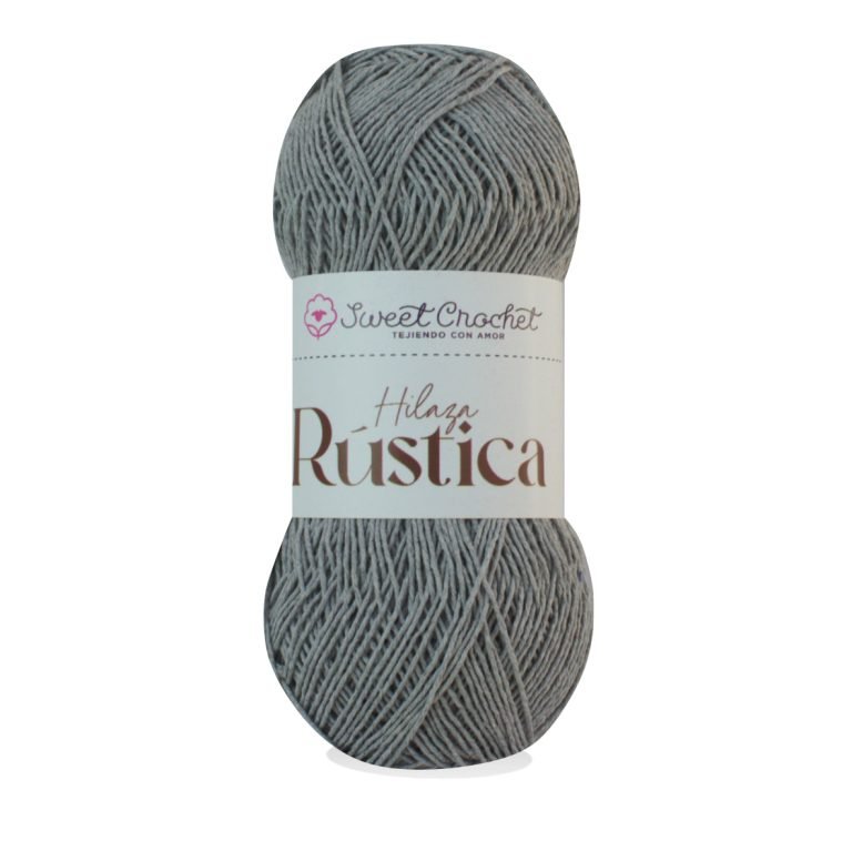 Hilaza Rustica Plata - Estambres Sweet Crochet